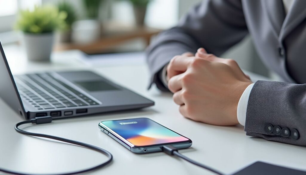 Étapes essentielles pour connecter mon téléphone portable à mon ordinateur