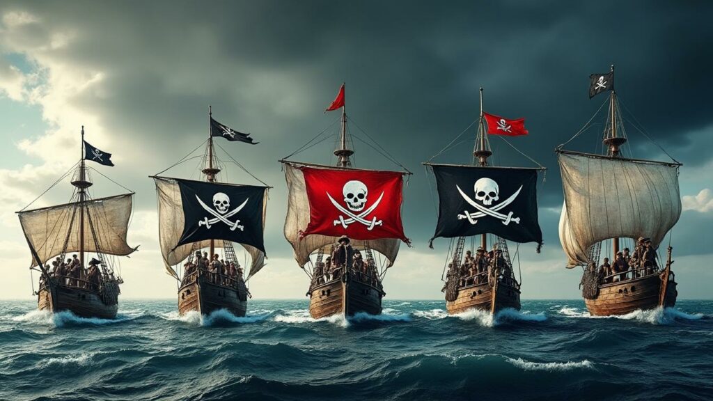 L'évolution des pavillons pirates à travers les siècles : du mythe à la ...